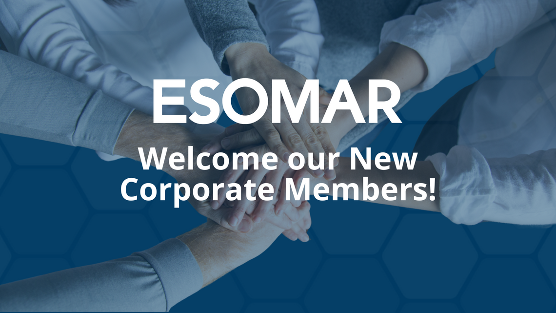 Welcome to the new ESOMAR Corporate Members in February 2025 - Research ...
